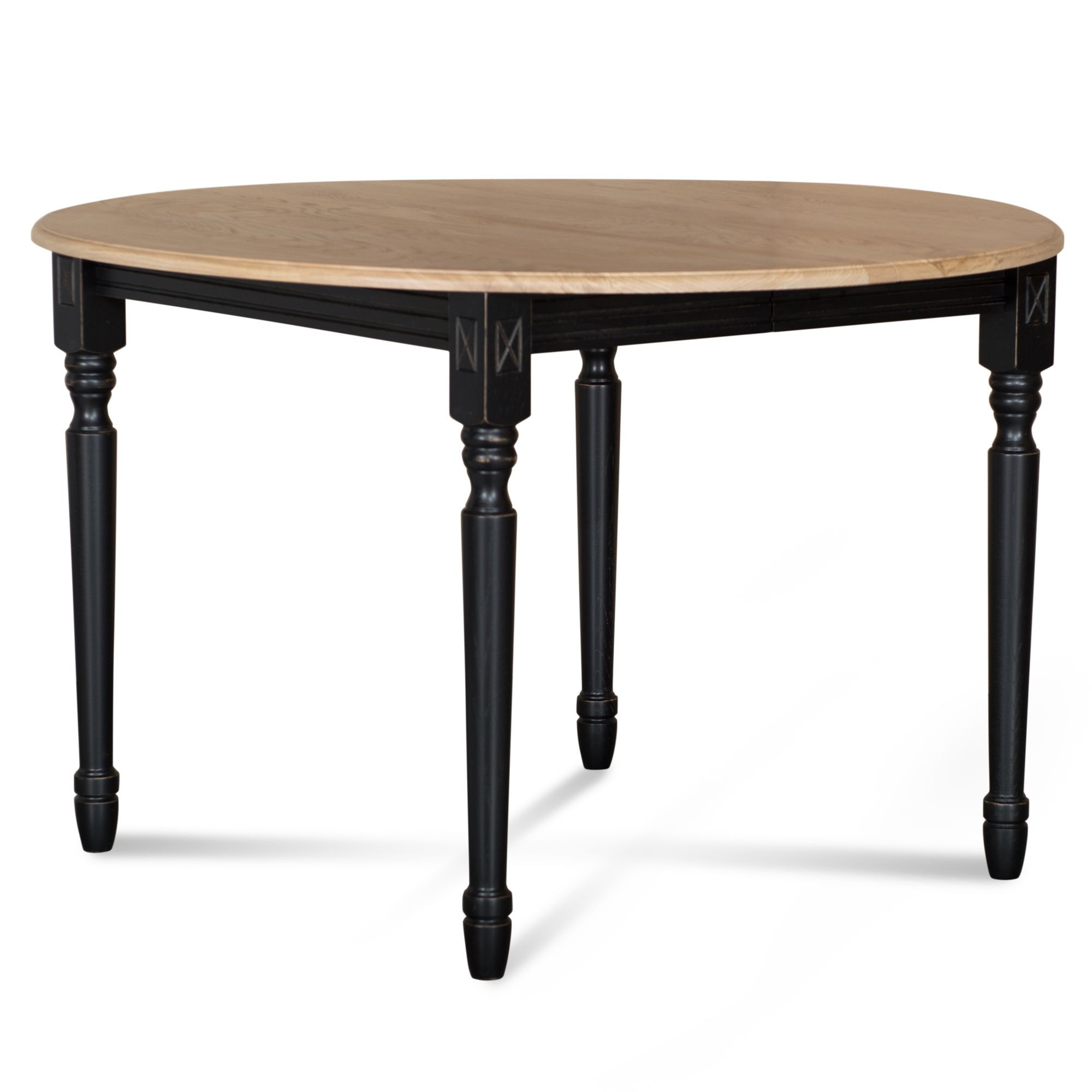 Table ronde extensible en chêne / plateau 115 cm | Hellin